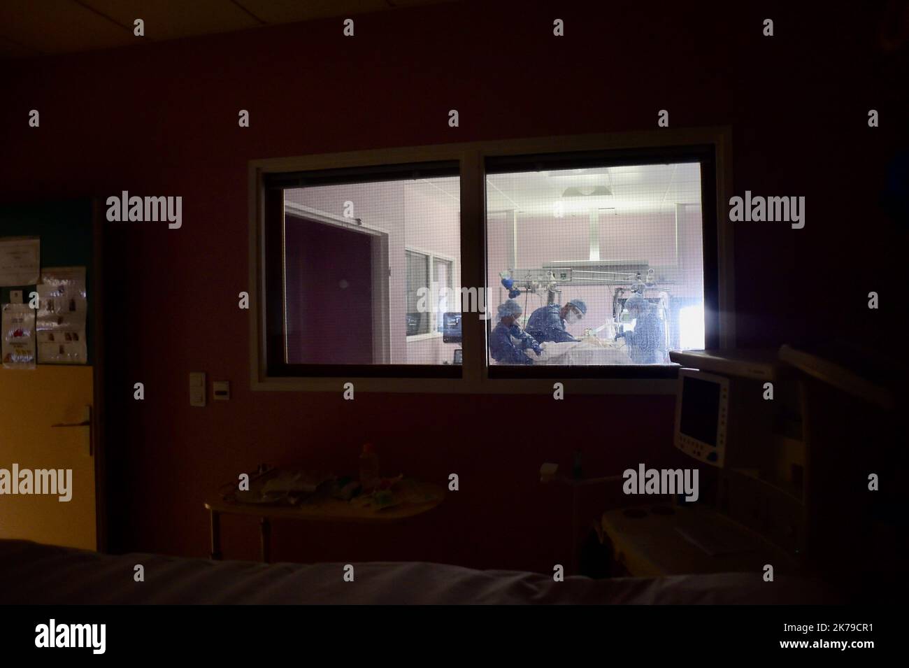 Medical staff including doctors and nurses carry out duties at private ...