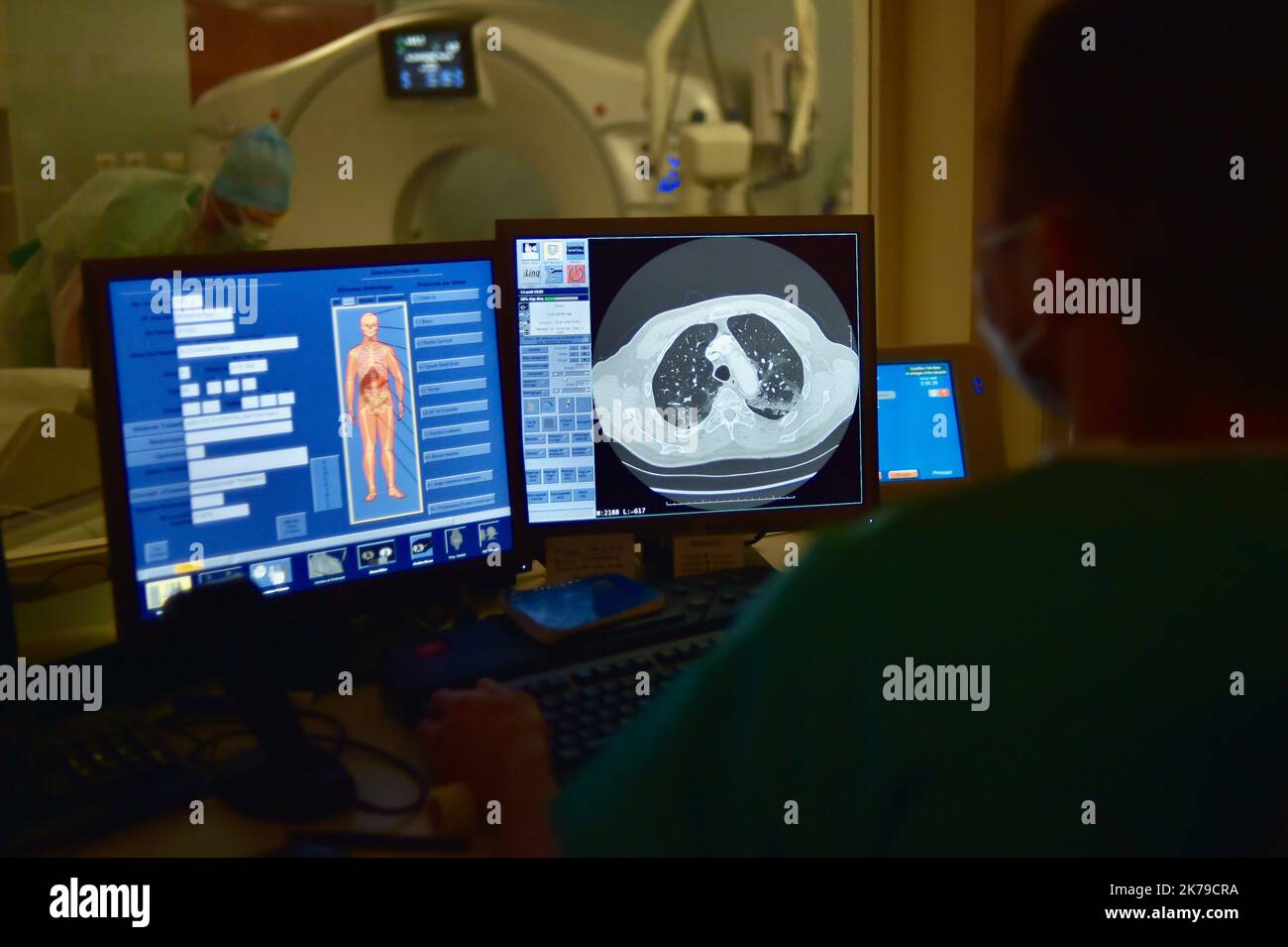 Medical staff including doctors and nurses carry out duties at private ...