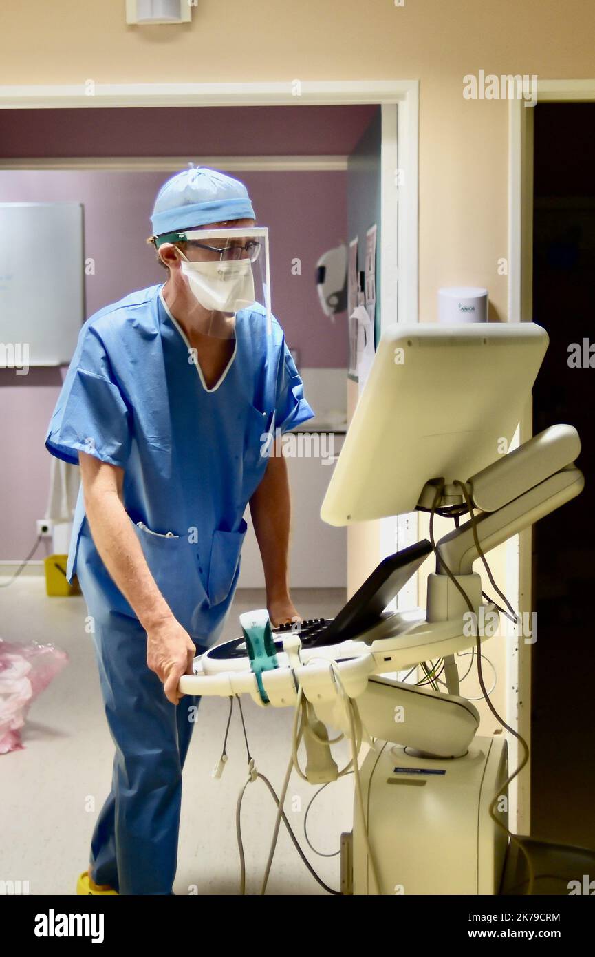 Medical staff including doctors and nurses carry out duties at private ...