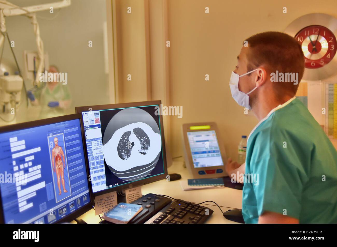 Medical staff including doctors and nurses carry out duties at private ...