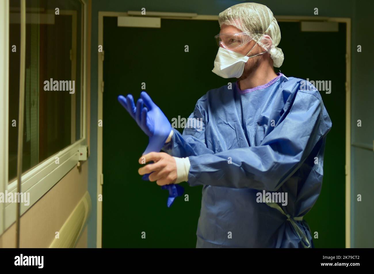 Medical staff including doctors and nurses carry out duties at private ...