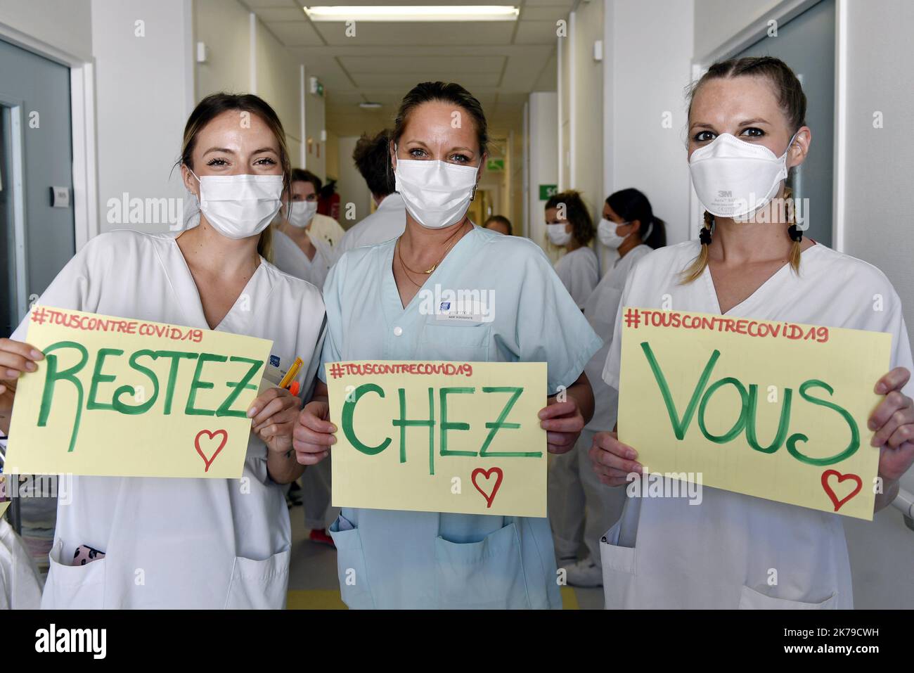 Messages from medical staff including doctors and nurses at the CHRU de ...