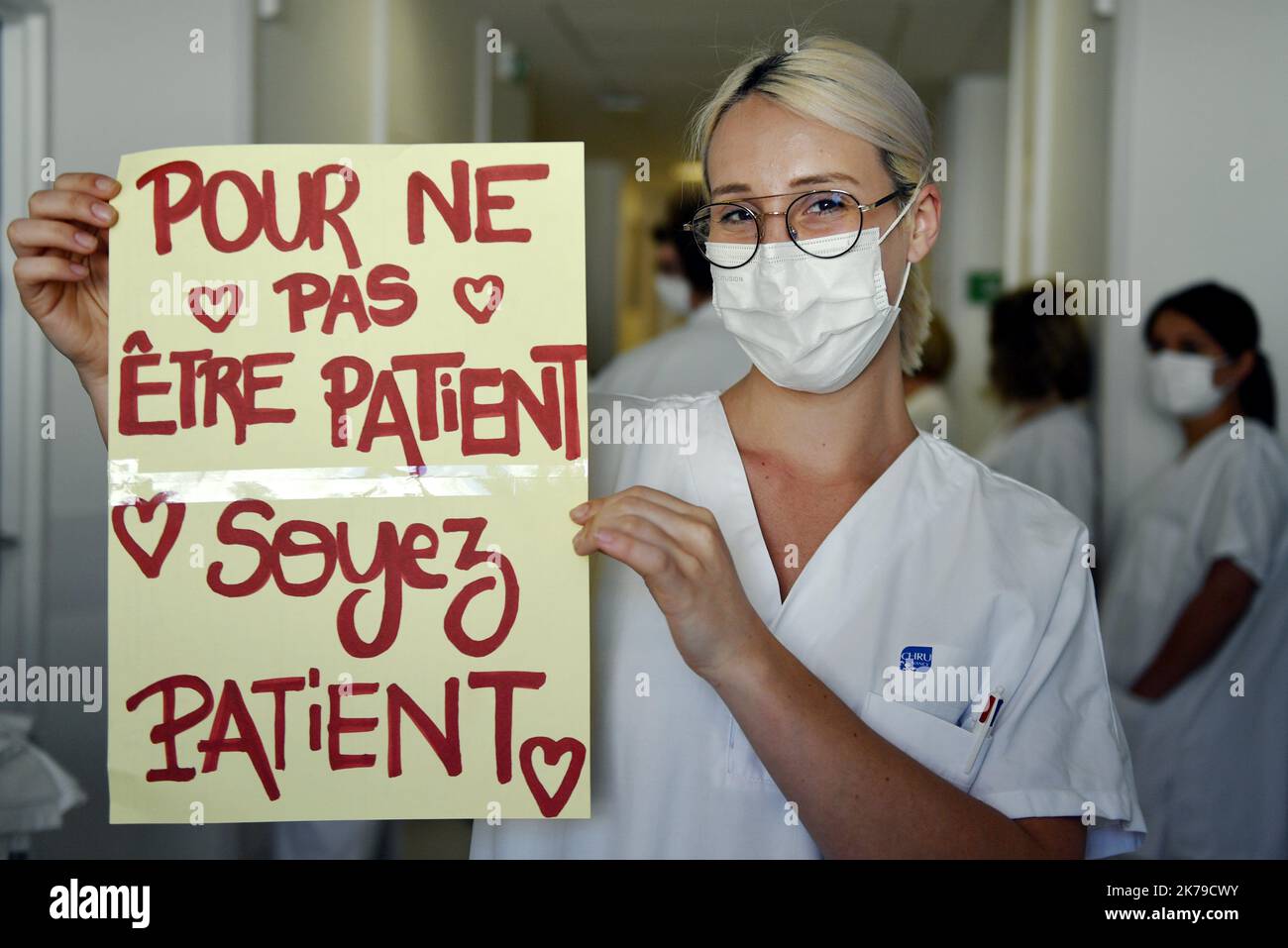 Messages from medical staff including doctors and nurses at the CHRU de ...