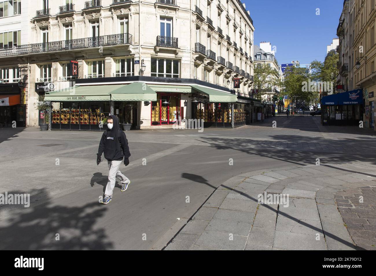 General views of Paris, France, April 14th 2020 - Covid-19 lock down in ...
