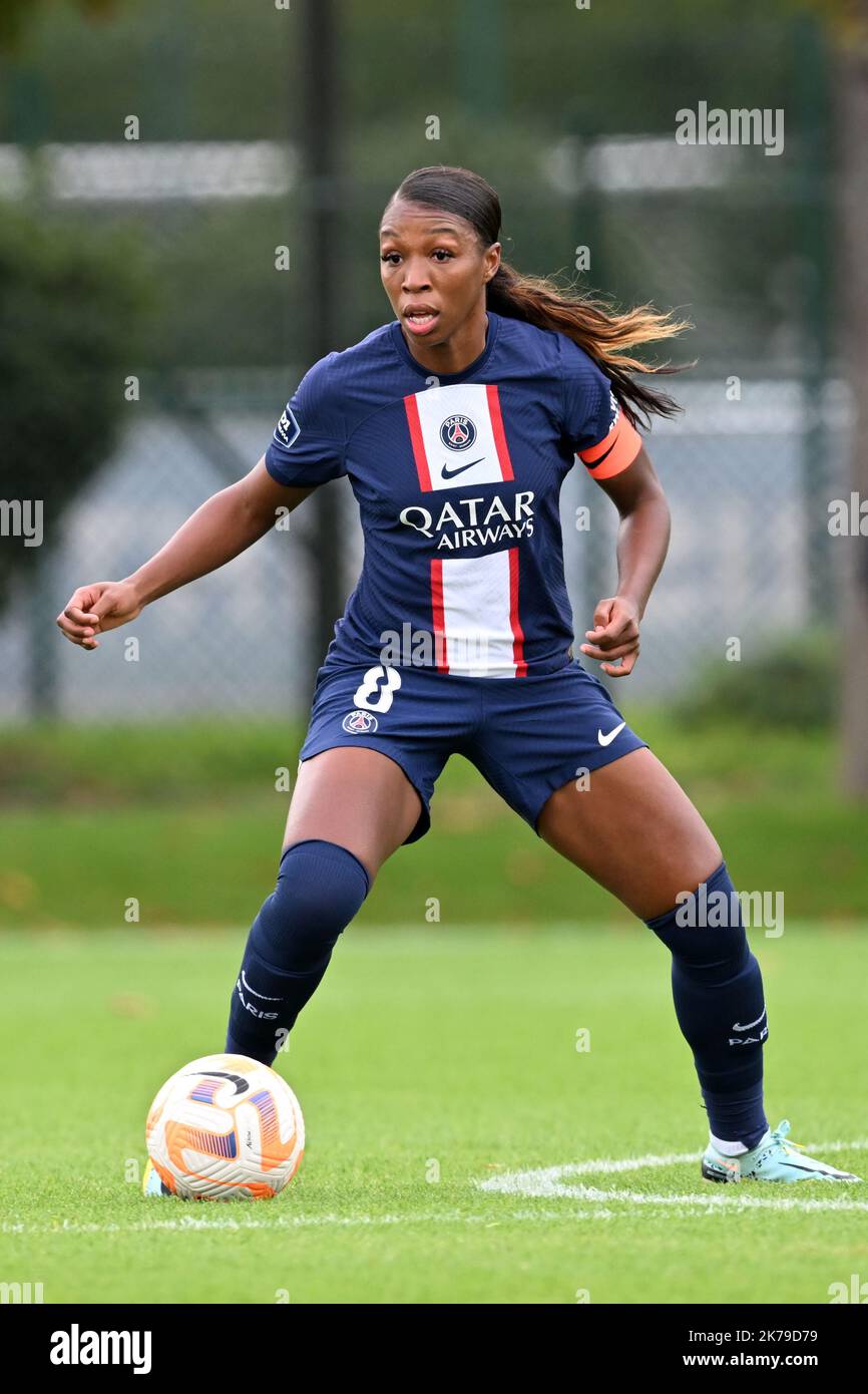 PARIS - Grace Geyoro of Paris Saint Germain women during the French Division 1 match between ...