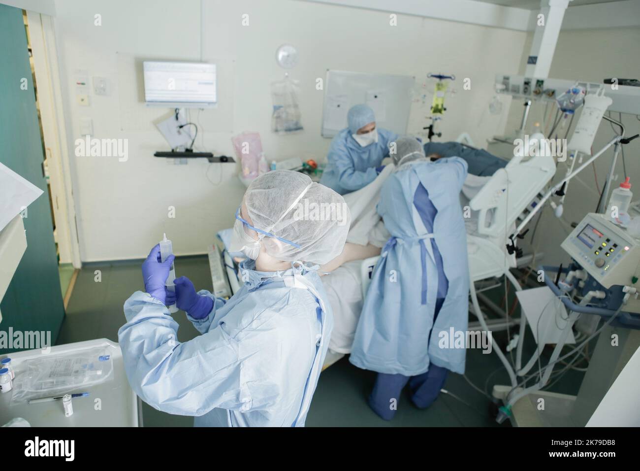 France / Yvelines (french department) / Chesnay - An intervention of ...