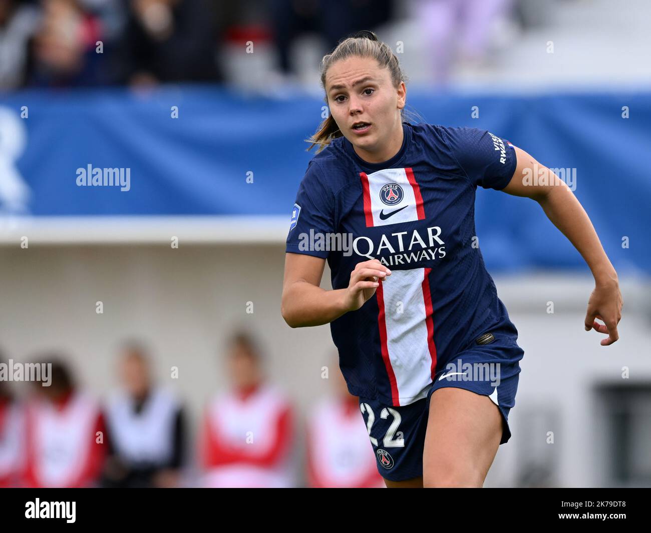 PARIS - Lieke Martens of Paris Saint Germain women during the French ...