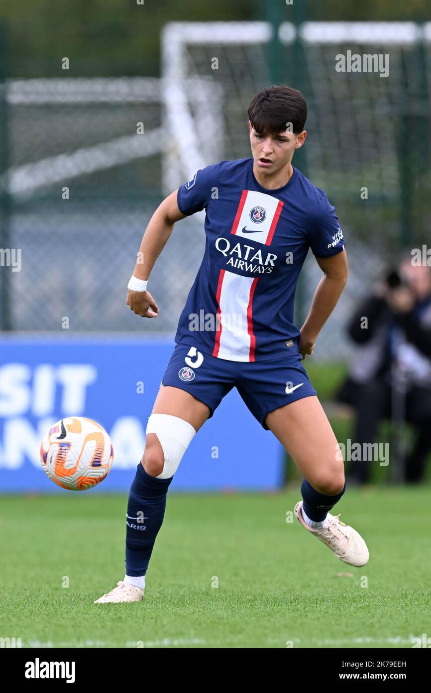 PARIS - Elisa de Almeida of Paris Saint Germain women during the French ...