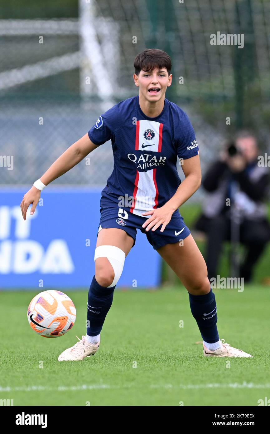 PARIS - Elisa de Almeida of Paris Saint Germain women during the French ...
