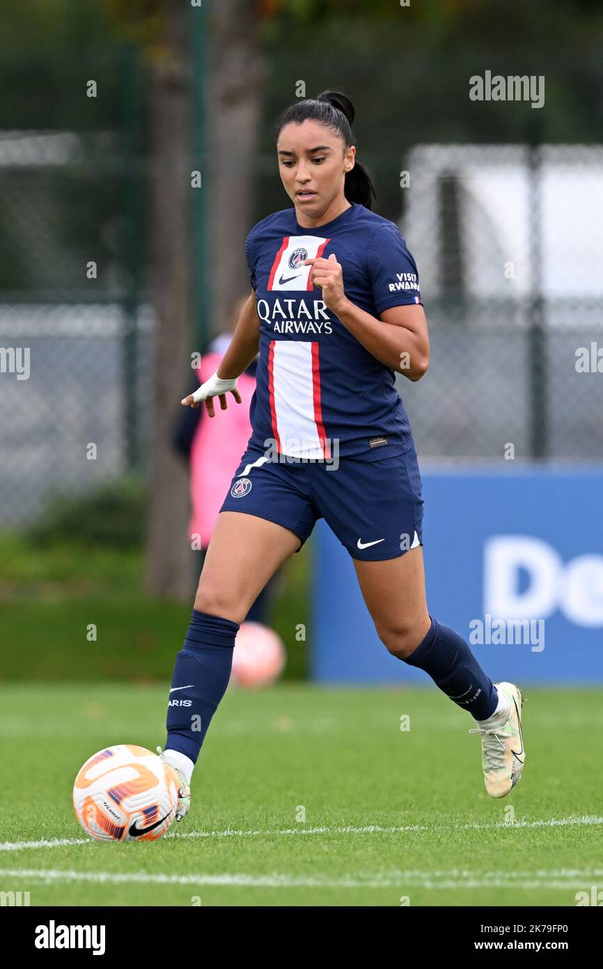 PARIS - Sakina Karchaoui of Paris Saint Germain women during the French ...