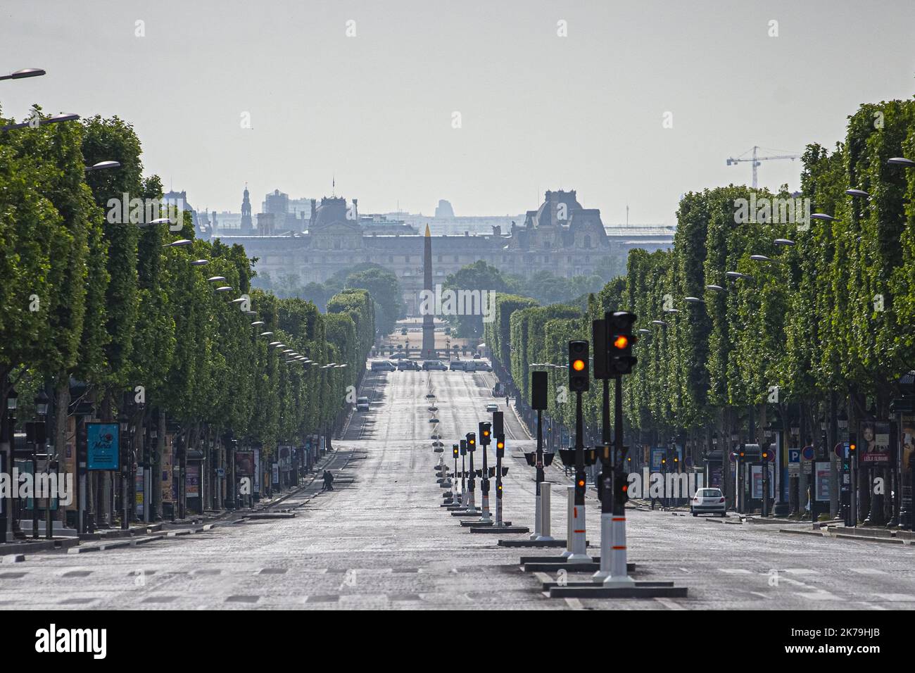 France, may 8th 2020 - commemoration ceremony of the armistice of May 8 ...
