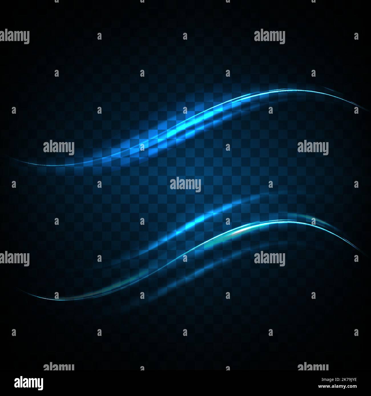 Blue glowing shiny lines effect vector background. EPS10. Abstract ...