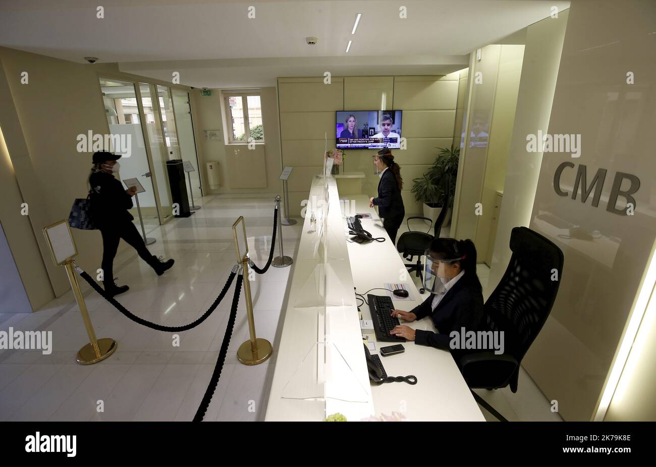 preventative measures against the coronavirus disease at the CBM bank ...