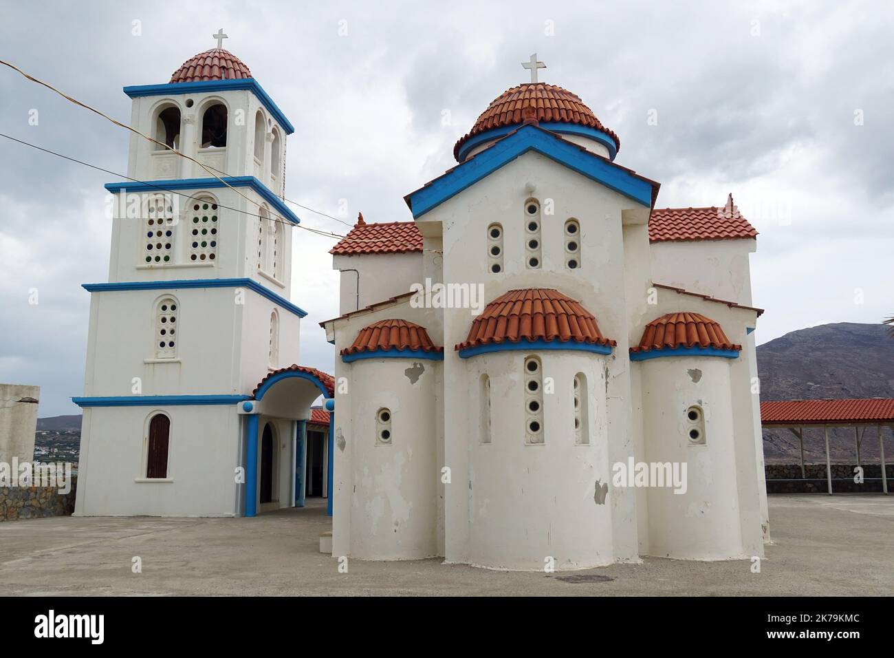 St. Nicholas Holy Orthodox Church, Kissamos Port, Crete, Greece, Europe ...