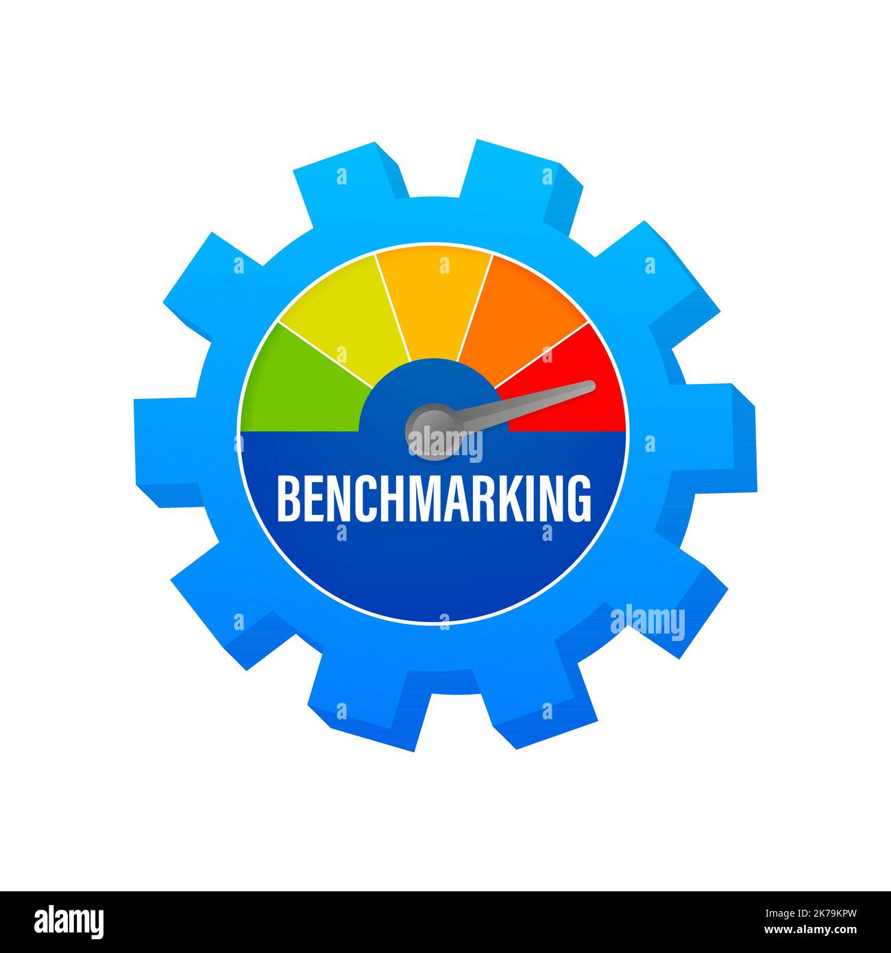 Benchmarking Speedometer, general indicator, business concept. Vector ... Benchmarking Speedometer, general indicator, business concept. Vector ...
