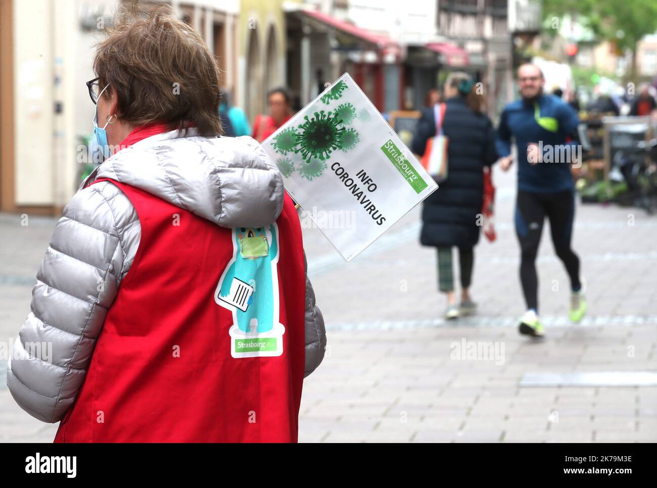Strasbourg, France, may 15th 2020 - end of Covid-19 lockdown in France ...