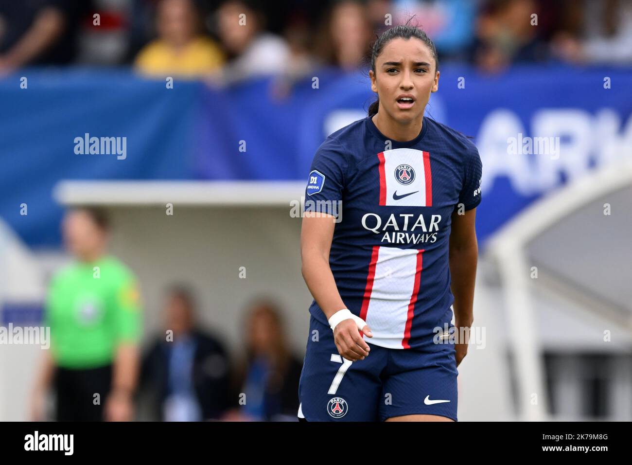 PARIS - Sakina Karchaoui of Paris Saint Germain women during the French ...