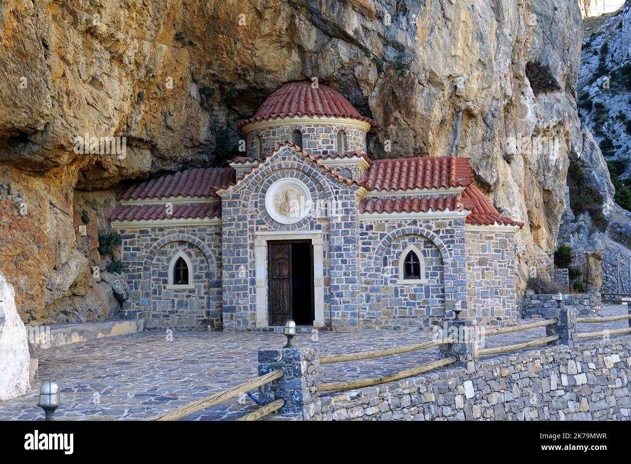 Saint Nicholas Church, Kotsifos Gorge, Crete, Greece, Europe Stock ...