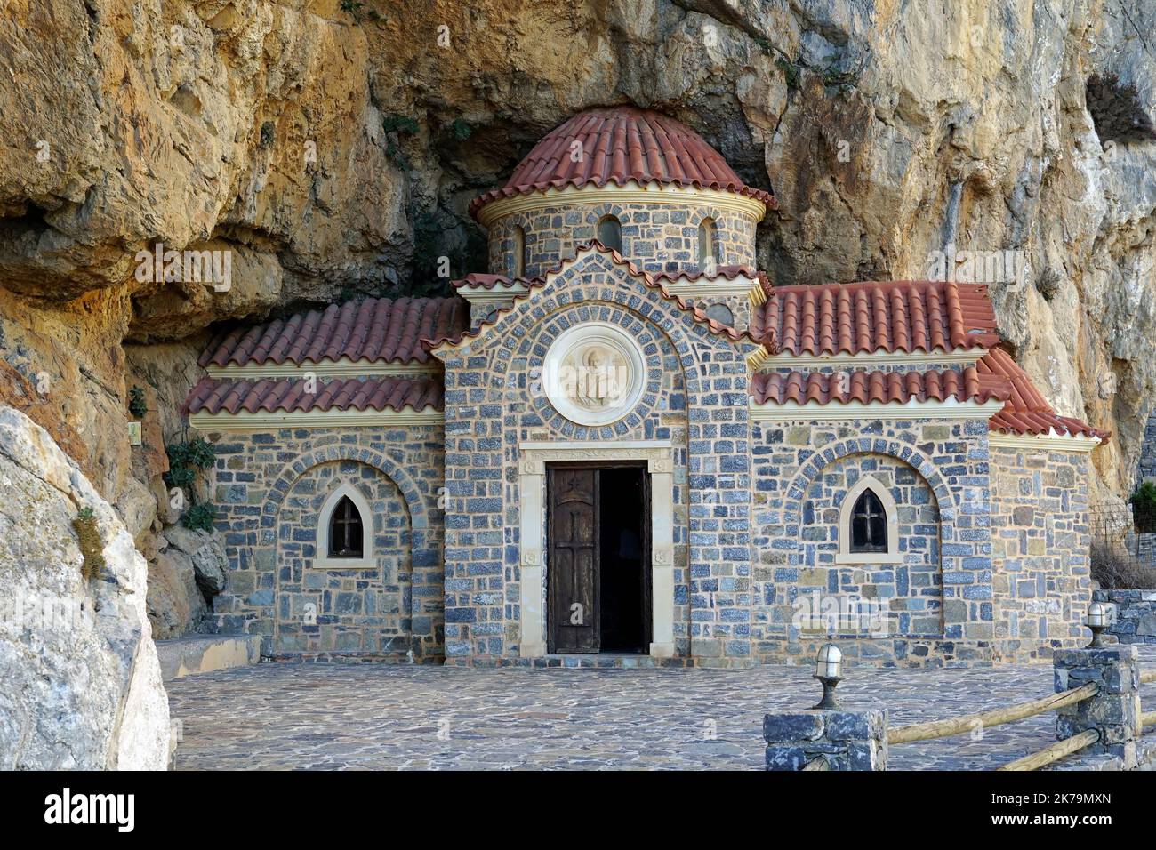 Saint Nicholas Church, Kotsifos Gorge, Crete, Greece, Europe Stock ...