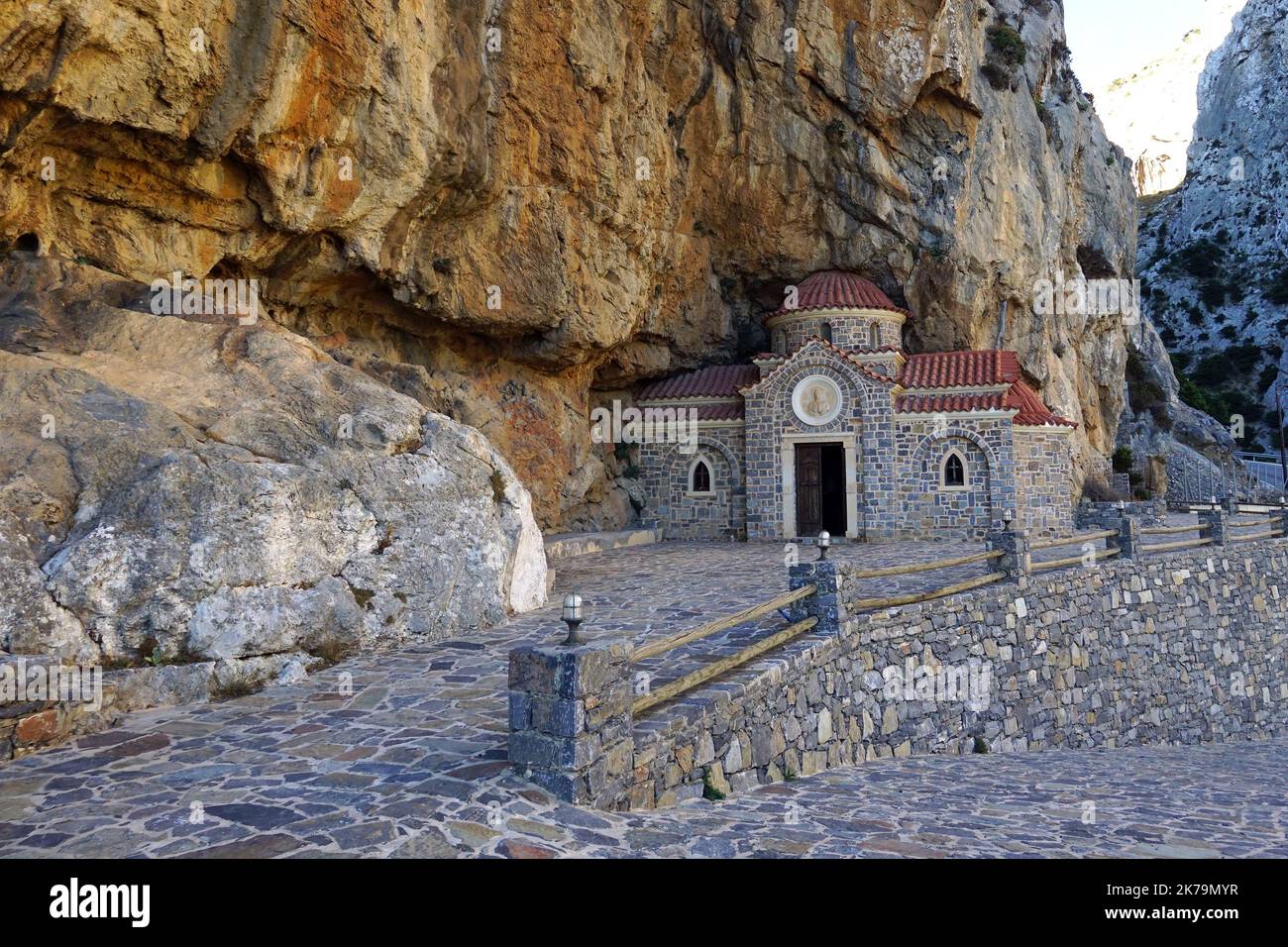 Saint Nicholas Church, Kotsifos Gorge, Crete, Greece, Europe Stock ...