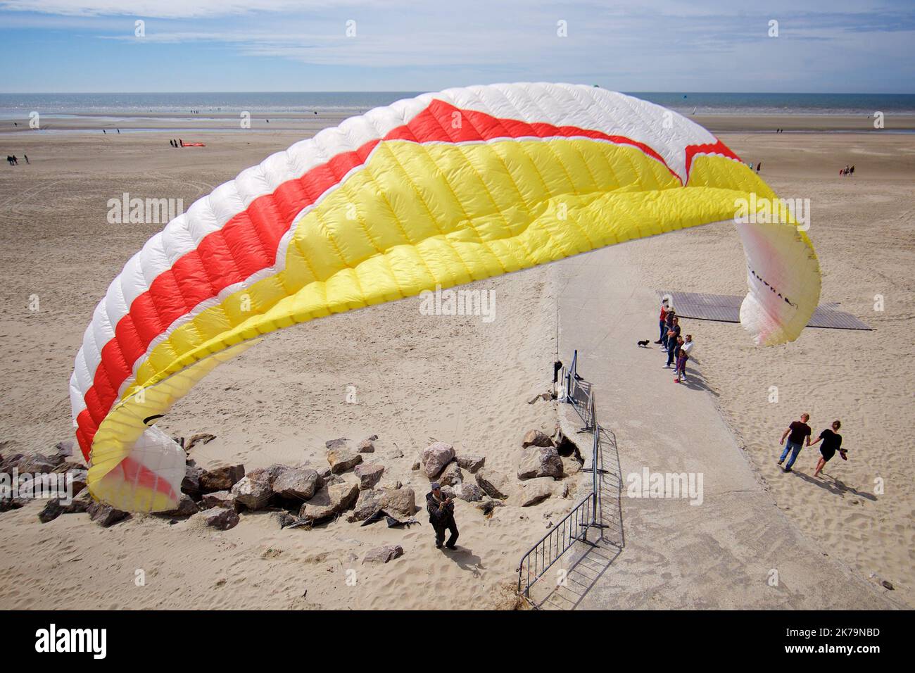 France, may 17th 2020 - covid-19 / beaches are reopening in France with ...