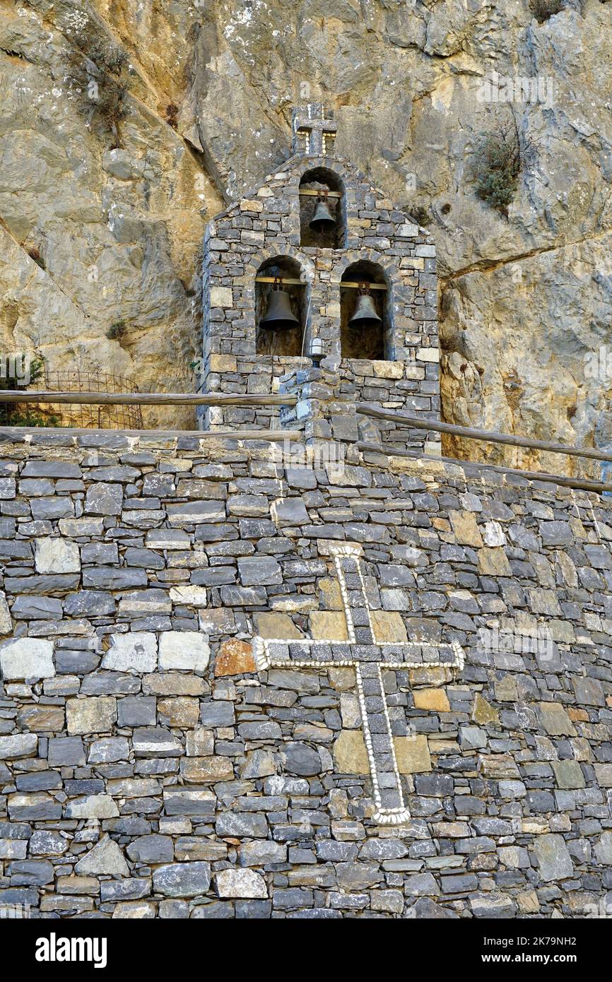 Saint Nicholas Church, Kotsifos Gorge, Crete, Greece, Europe Stock ...