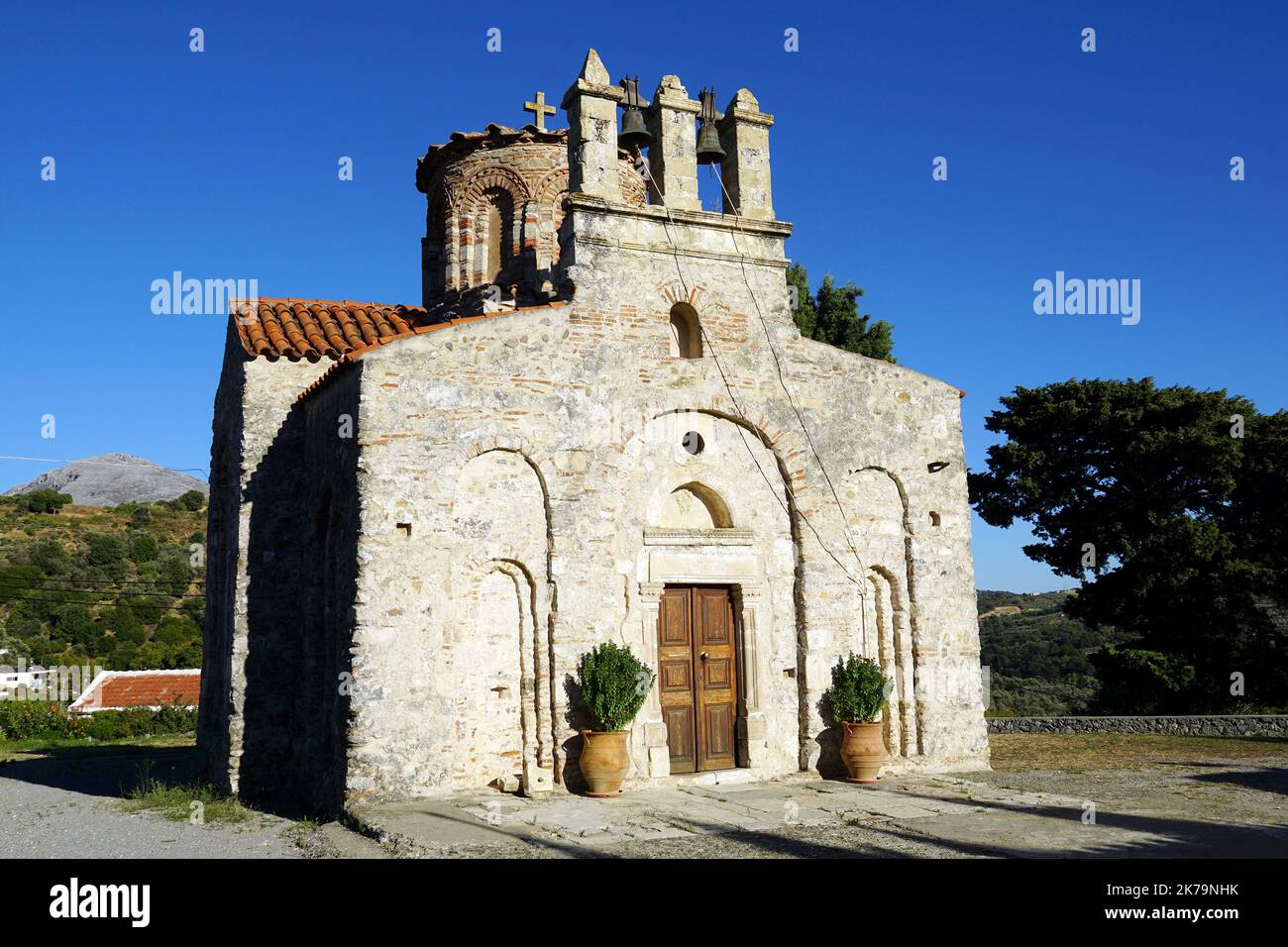 Church of Panagia (11th-12th century), Lampini village, Crete, Greece ...
