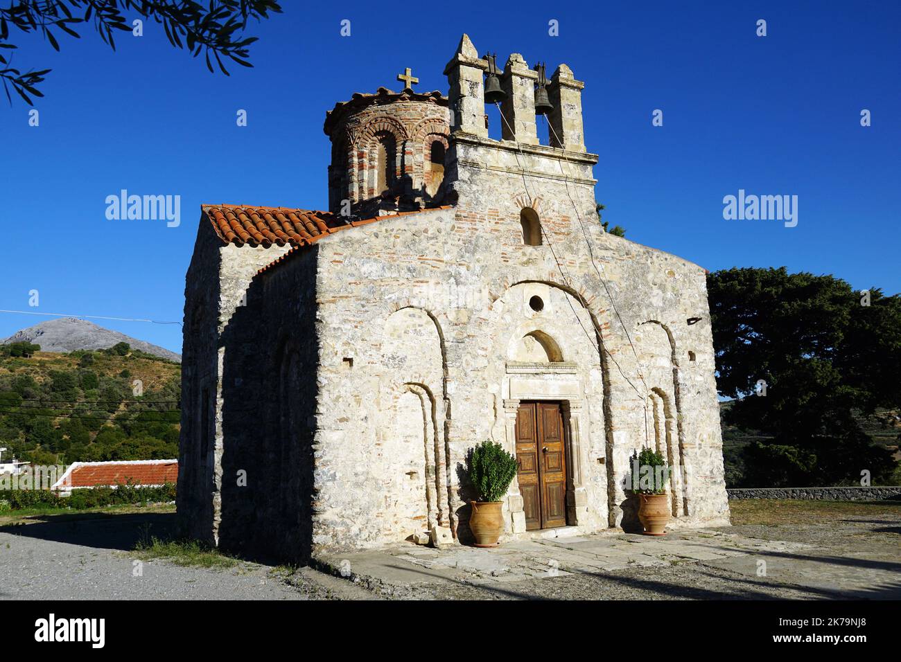 Church of Panagia (11th-12th century), Lampini village, Crete, Greece ...