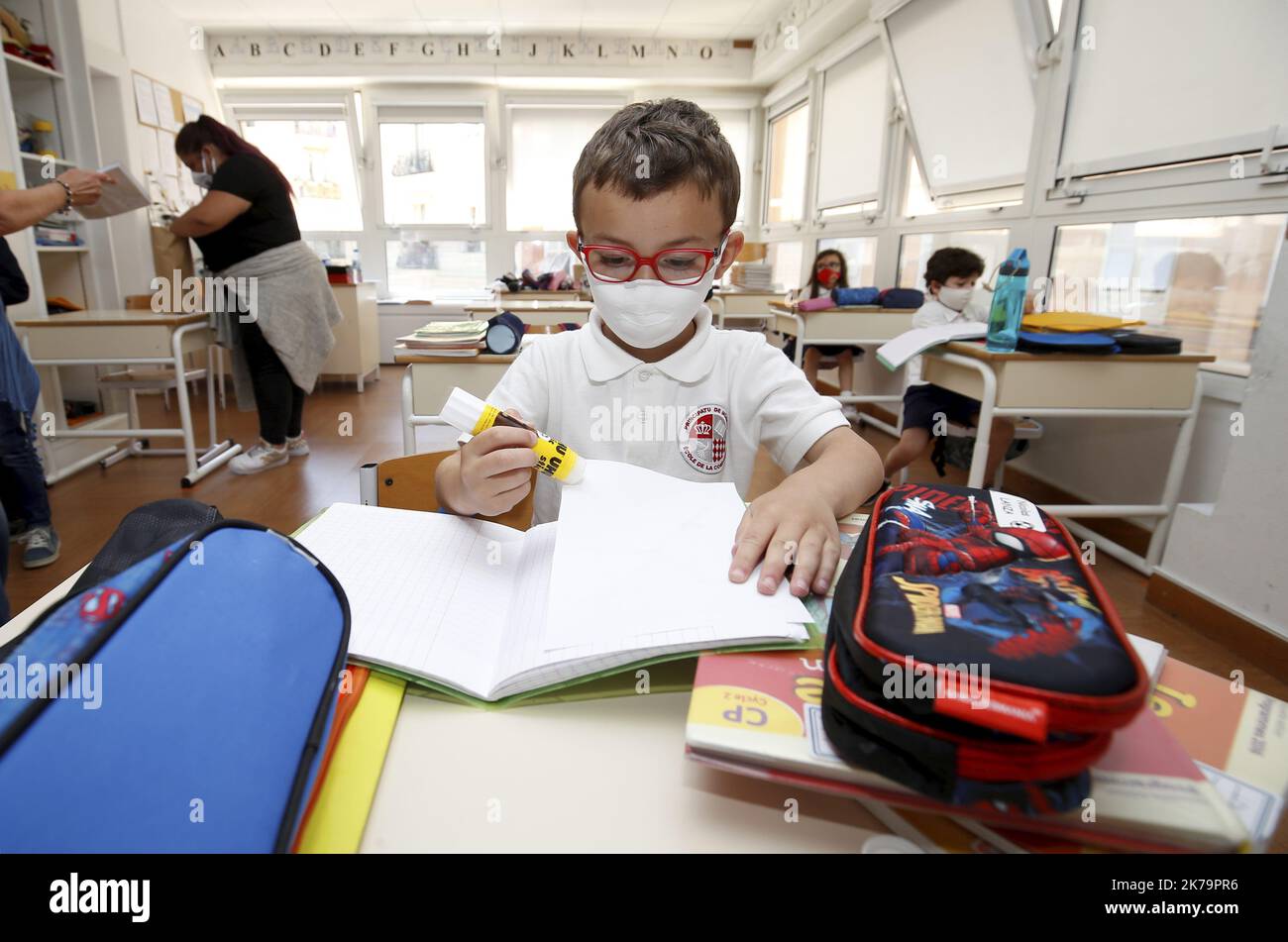 Monday 25 May 2020 in Monaco - resumption of classes in primary schools ...