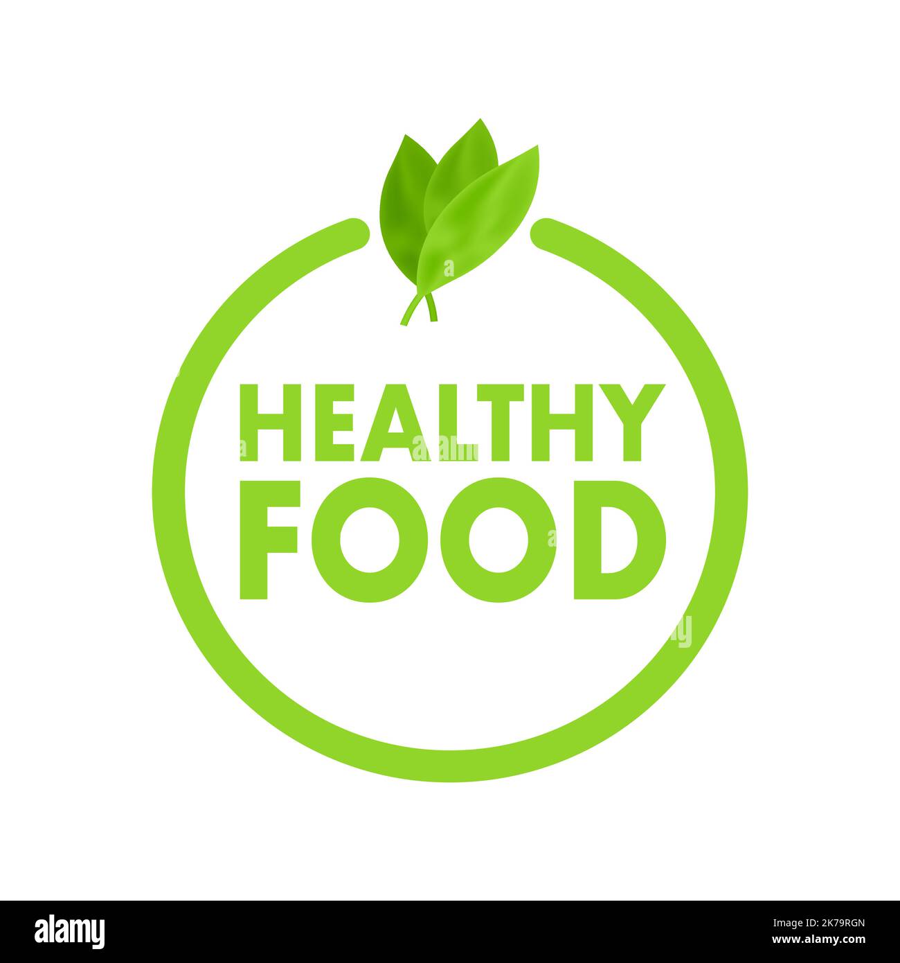 Healthy food. Healthy food labels with lettering. Vegan food stickers ...
