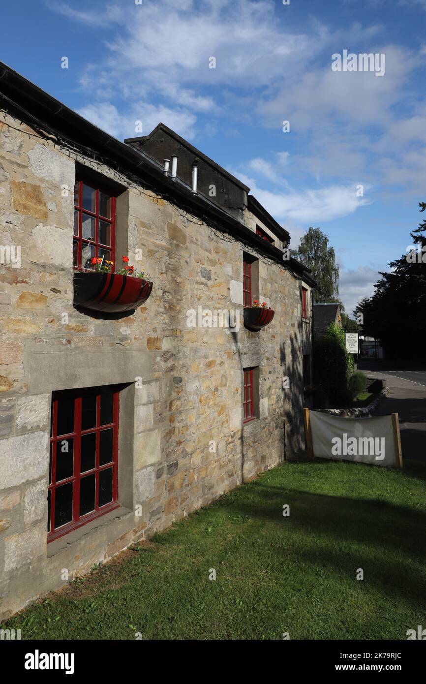 Exterior of Blair Atholl Distillery Pitlochry Scotland August 2021 ...