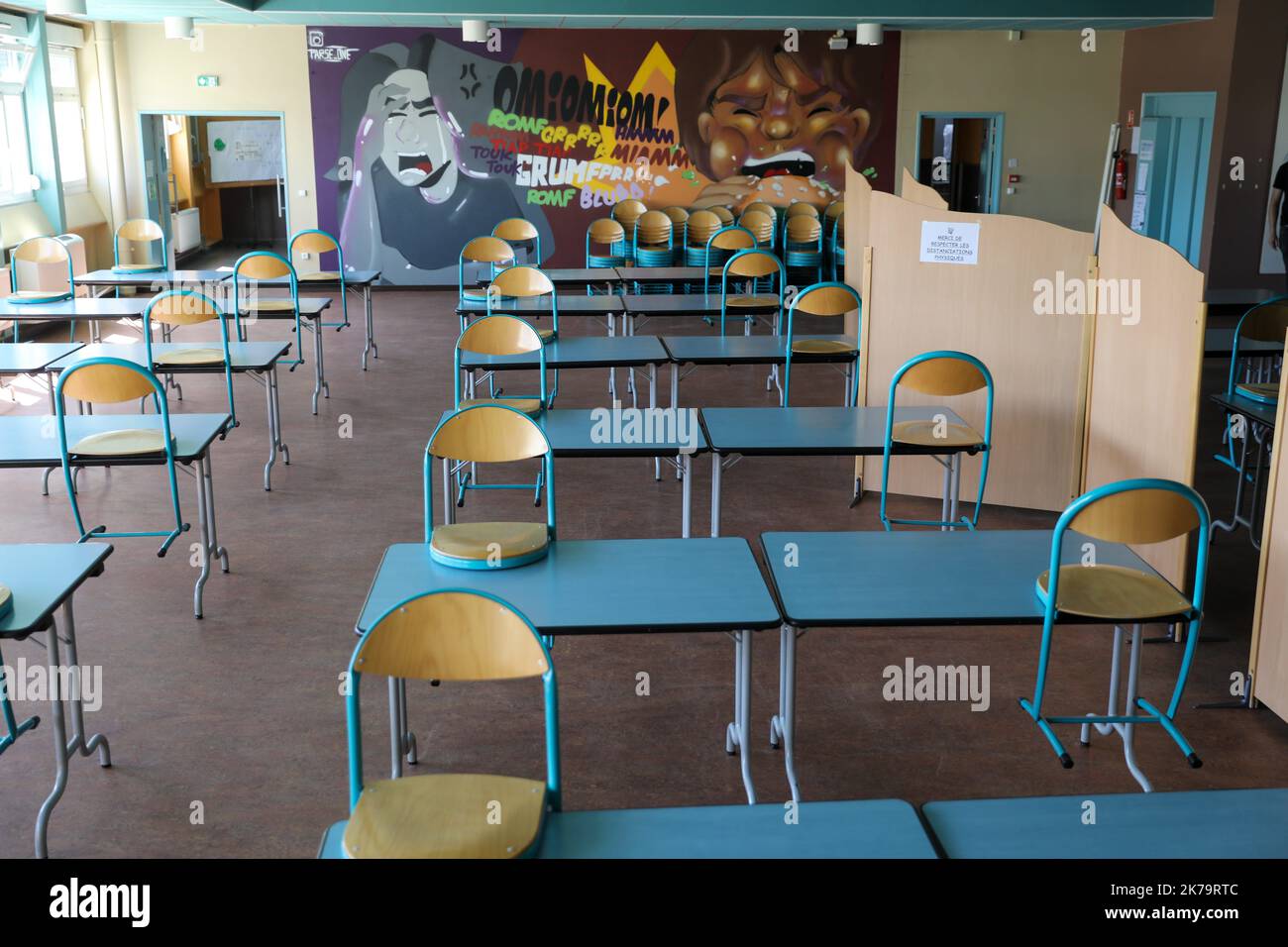 ©PHOTOPQR/VOIX DU NORD/Thierry THOREL ; 29/05/2020 ; College Jean Zay ...