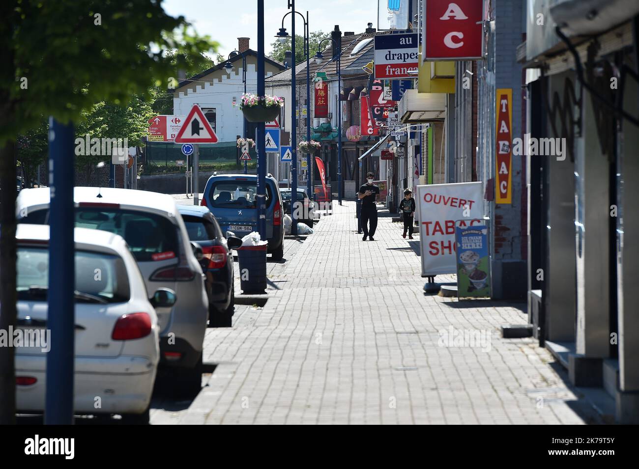 Atmosphere on the Franco-Belgian border Stock Photo - Alamy
