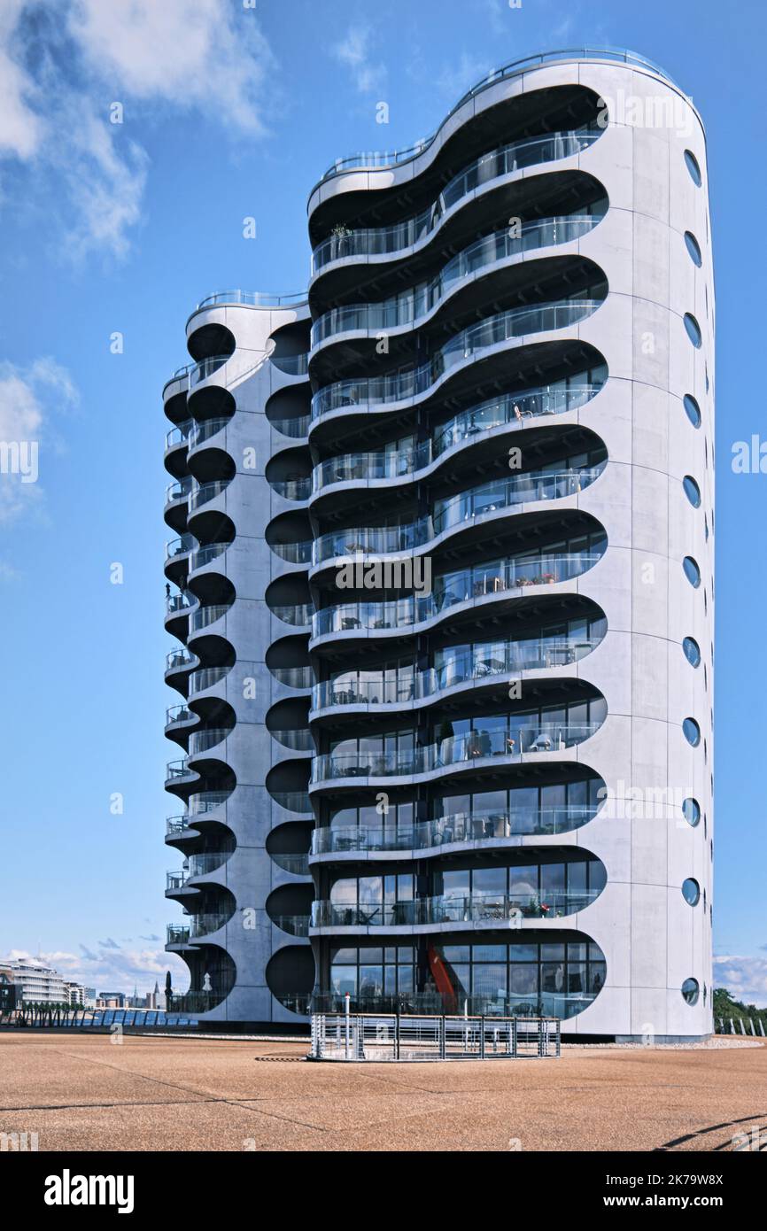 Copenhagen, Denmark - Sept 2022: Architecture of Metropolis housing ...