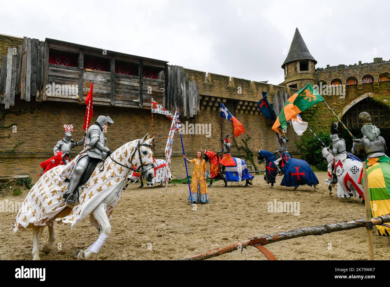 Puy du Fou to re-open in June 11 June 5 2020. France Stock Photo - Alamy