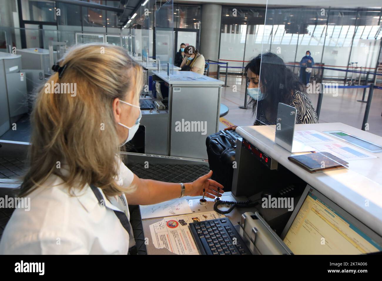 Nice, France, june 10th 2020 - Nice airport is the second french airport (after Paris airports ...
