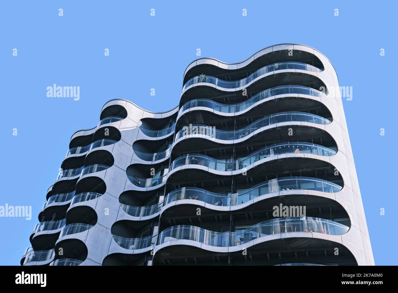 Copenhagen, Denmark - Sept 2022: Architecture of Metropolis housing ...