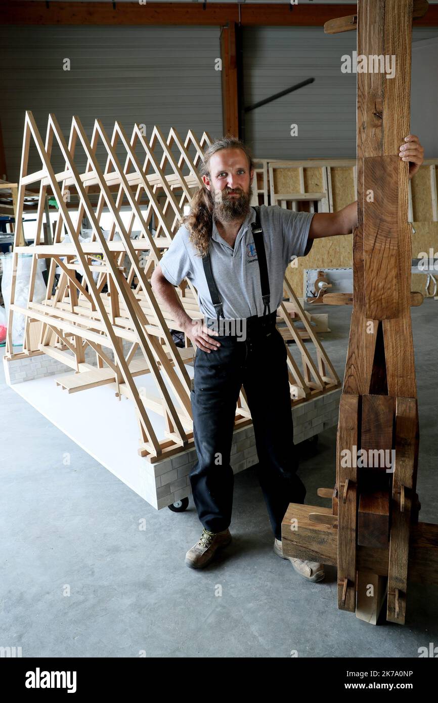 Colmar, France, june 13th 2020 TimothÃ©e Clerc, carpenter and Companion ...