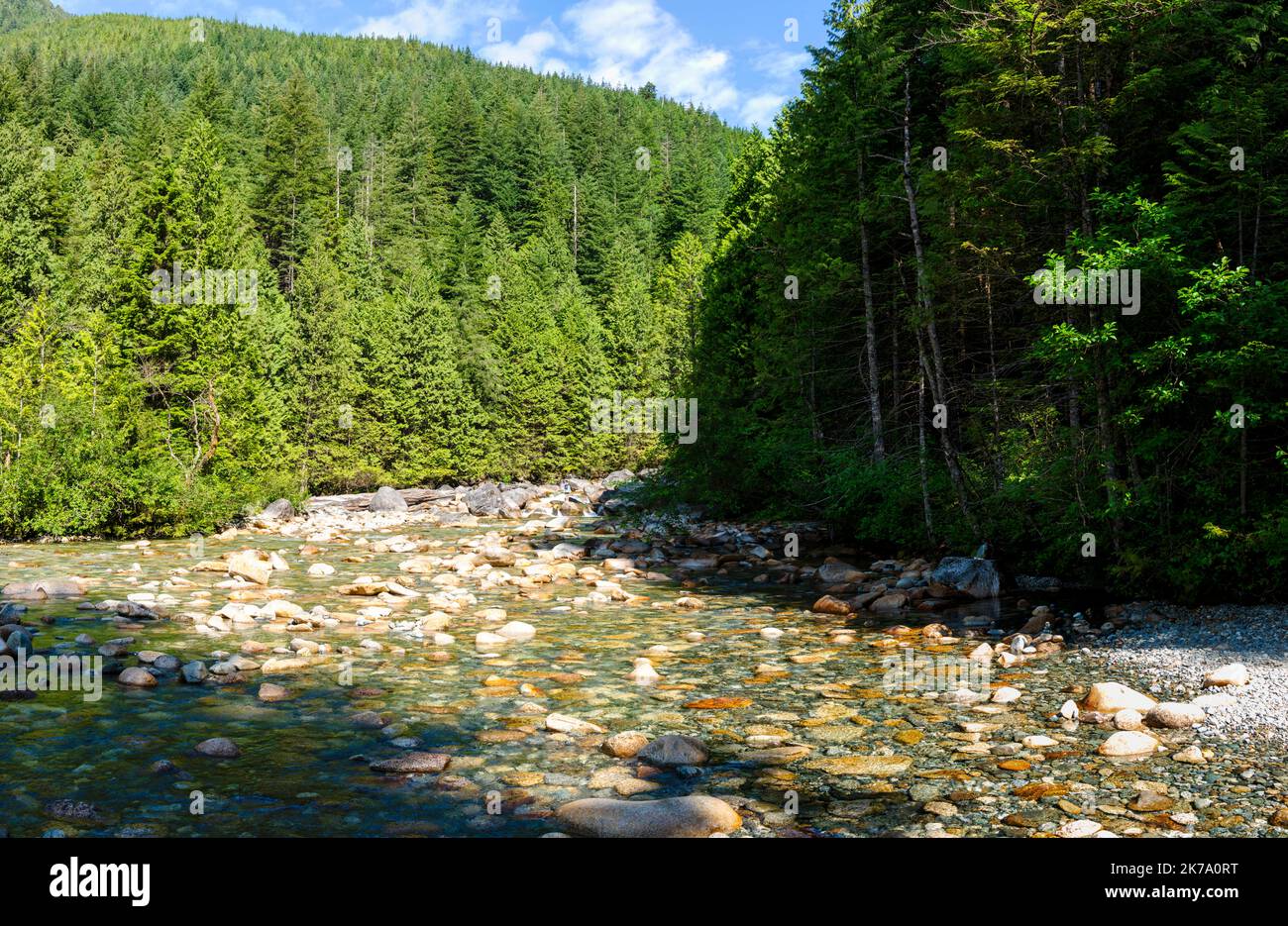 Photograph from the Gold Creek Trail, along Gold Creek, Golden Ears ...