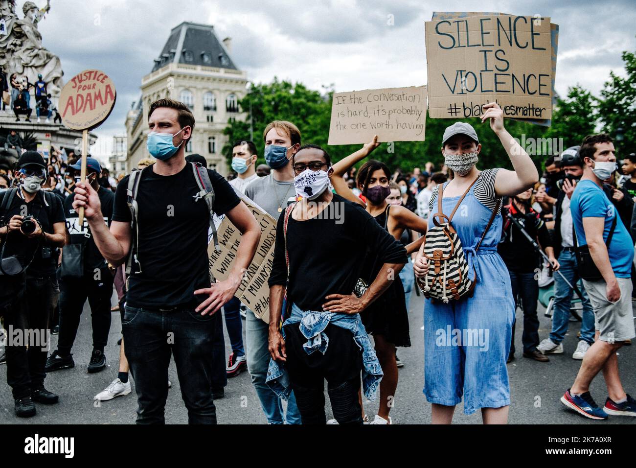 / 13/06/2020 - France / Ile-de-France (region) / Paris - Demonstrations ...