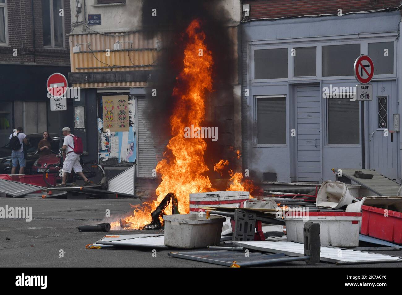Police justice incendie hi-res stock photography and images - Alamy