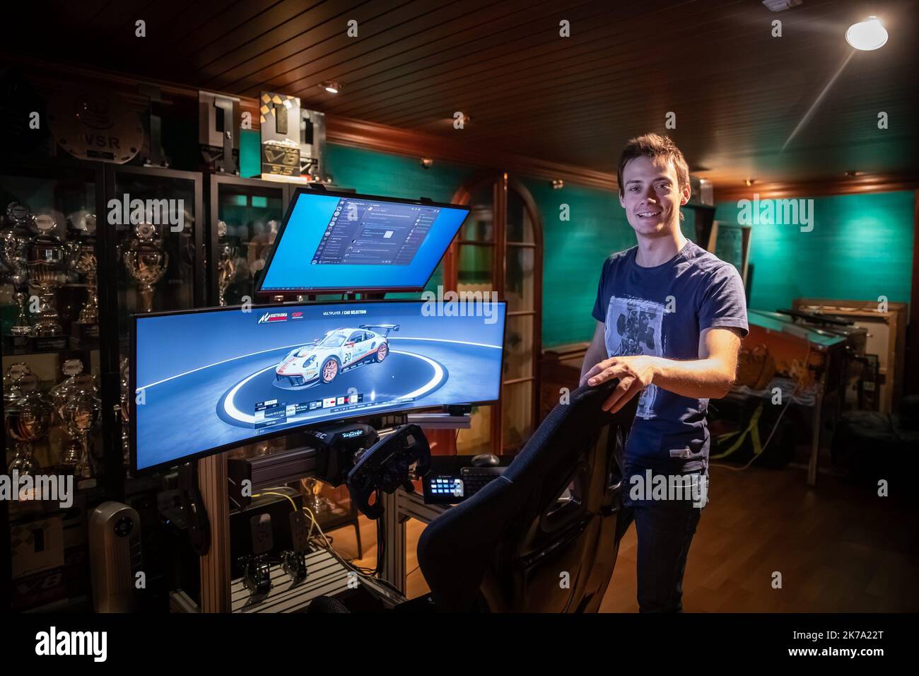 Swiss Formula 1 driver Louis Deletraz Stock Photo - Alamy