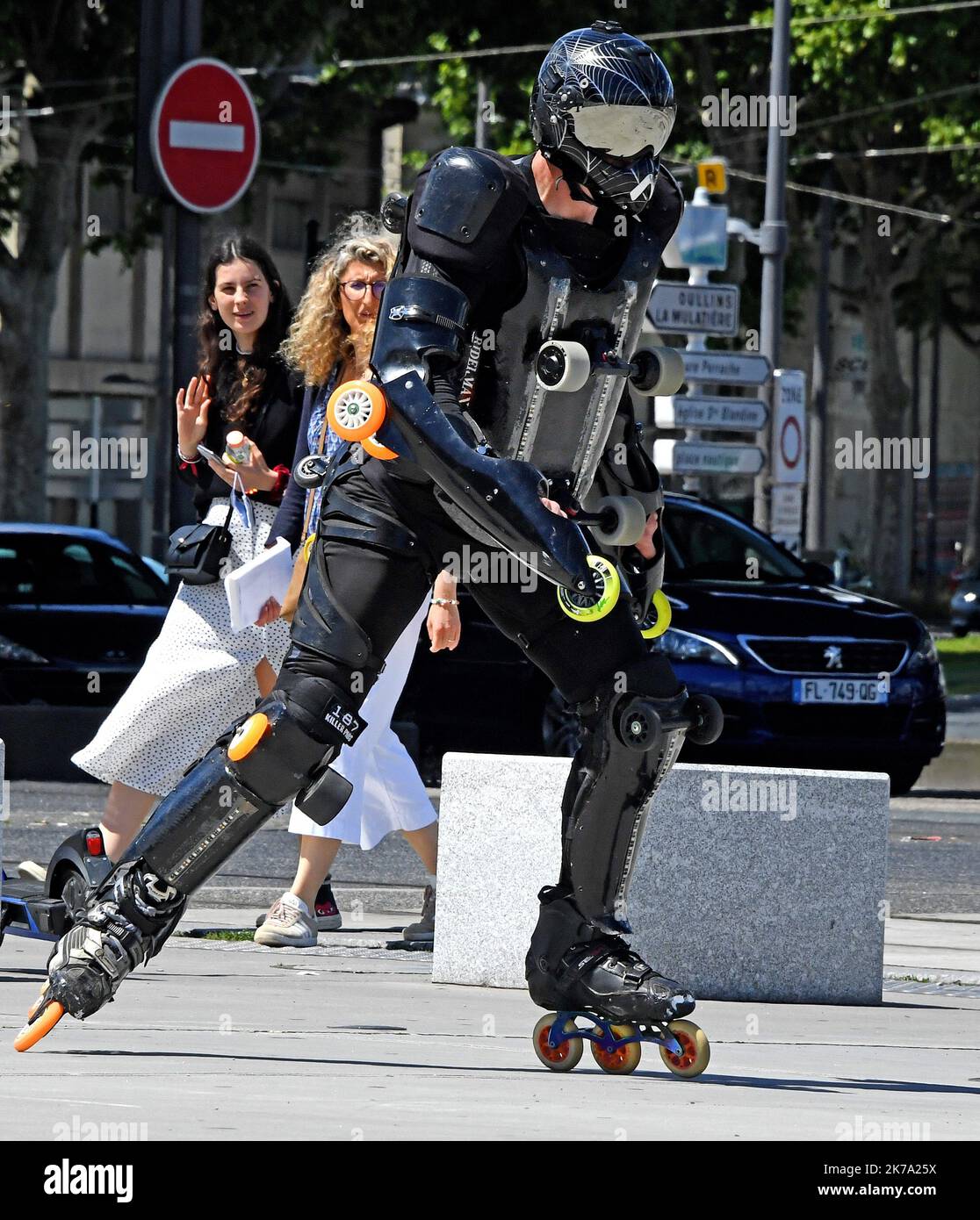 Rollerman and Riderman Buggy Rollin Stock Photo - Alamy