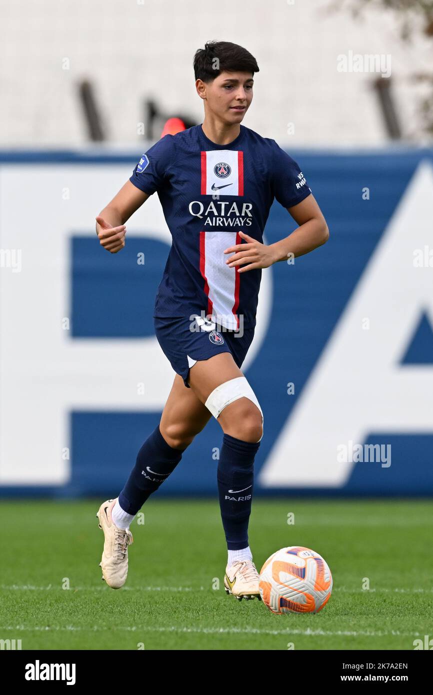 PARIS - Elisa de Almeida of Paris Saint Germain women during the French ...