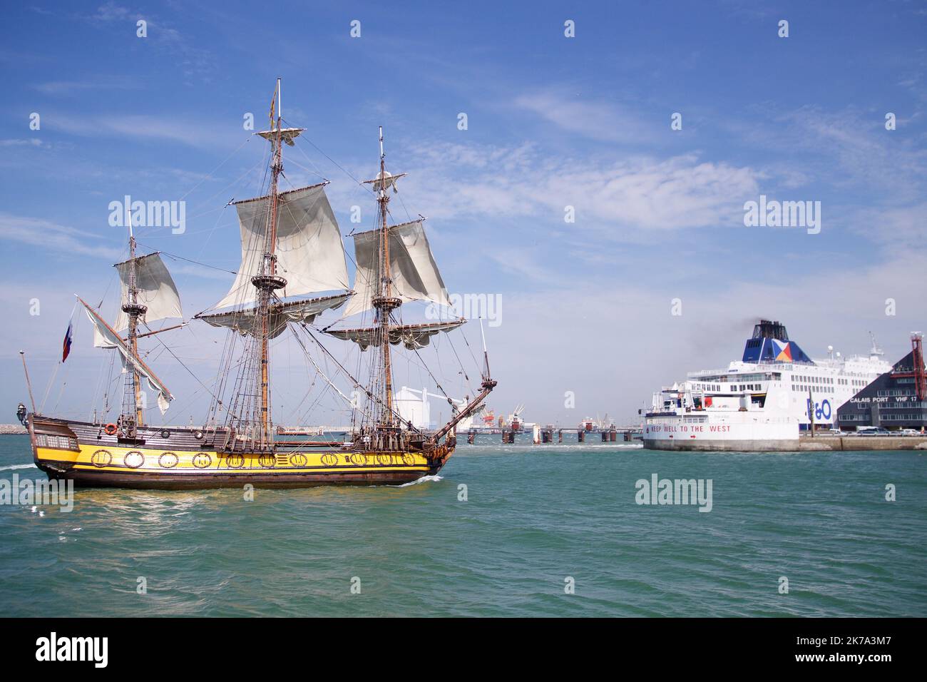'Shtandart' THE Sailing Vessel under the flag of Russia.has arrived in ...