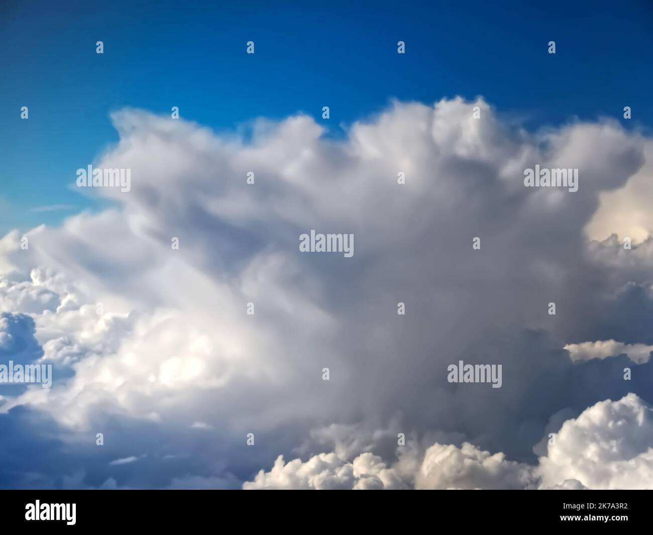 Clouds at the sky airplane perspective Stock Photo - Alamy