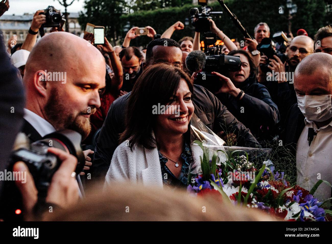 Rachida dati anne hidalgo hi-res stock photography and images - Alamy