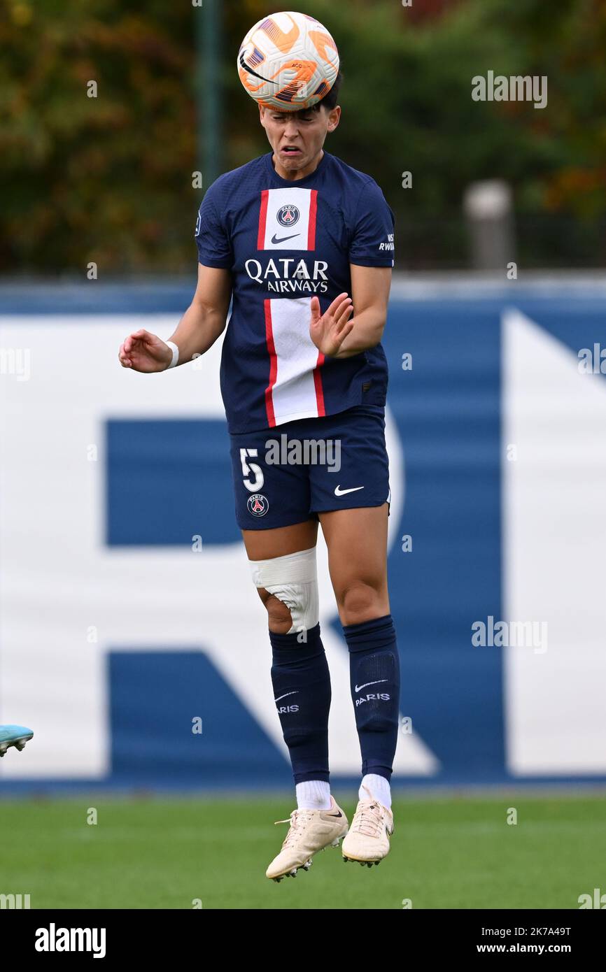 PARIS - Elisa de Almeida of Paris Saint Germain women during the French ...