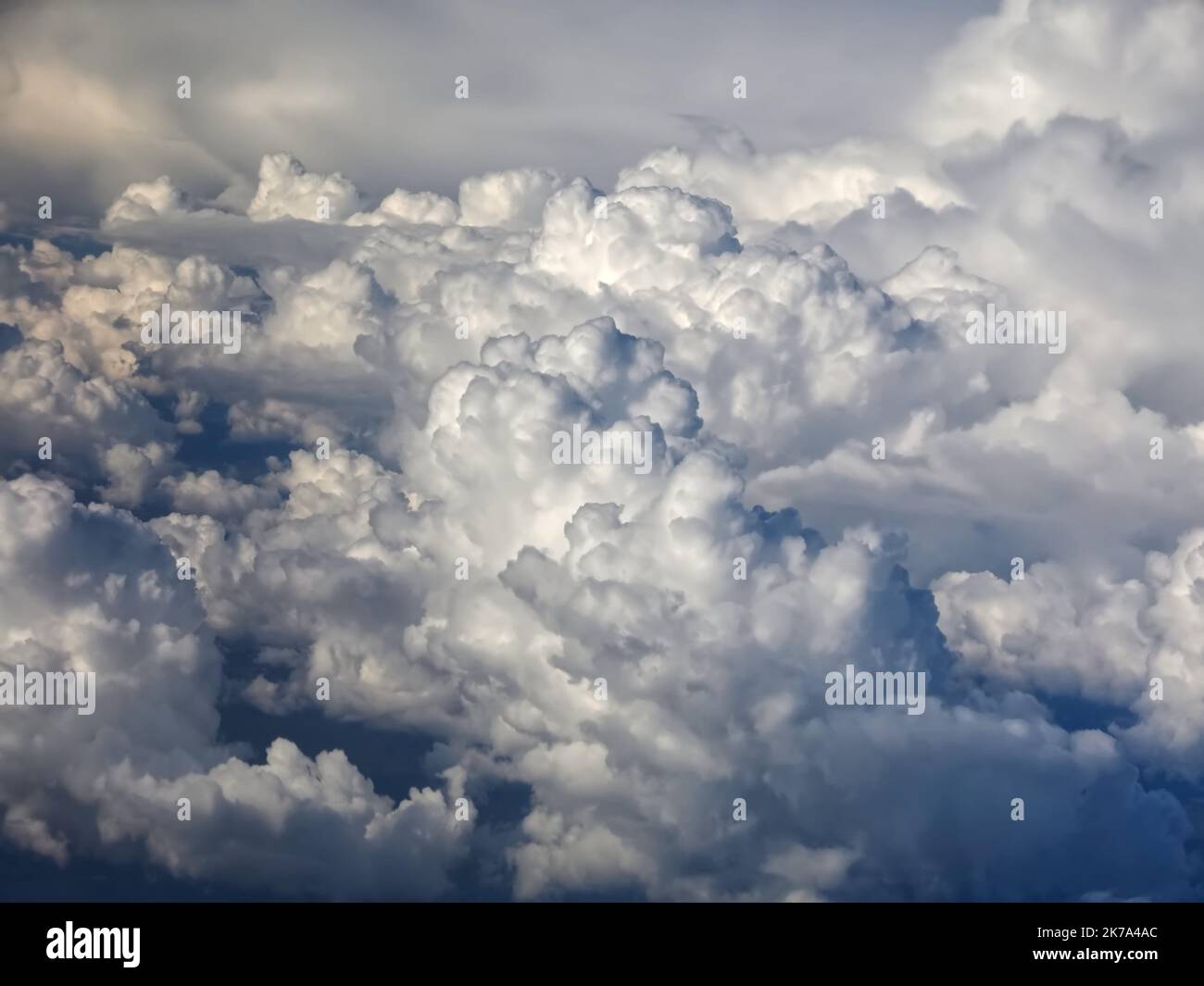 Clouds at the sky airplane perspective Stock Photo - Alamy