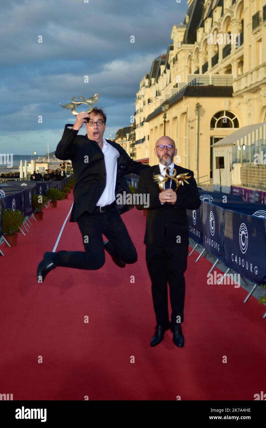 ©FRANCK CASTEL/MAXPPP - Dominik Moll and Gilles Marchand , festival du ...